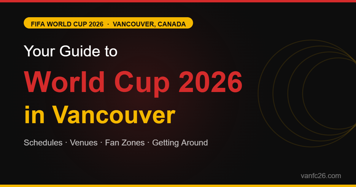 BC Place Stadium Guide for FIFA World Cup 2026 | VanFC26